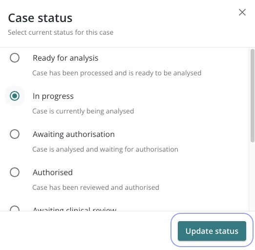 Case Management - Cancer DSS Help